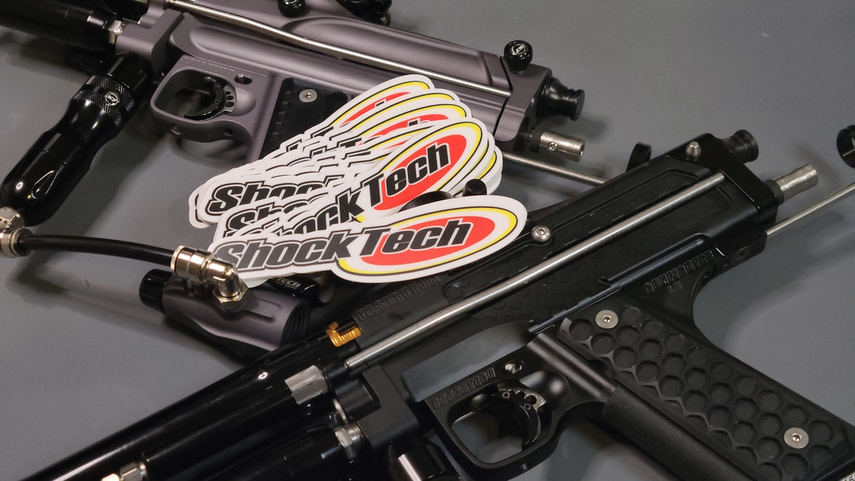 Shocktech Stickers – Docfire Paintball